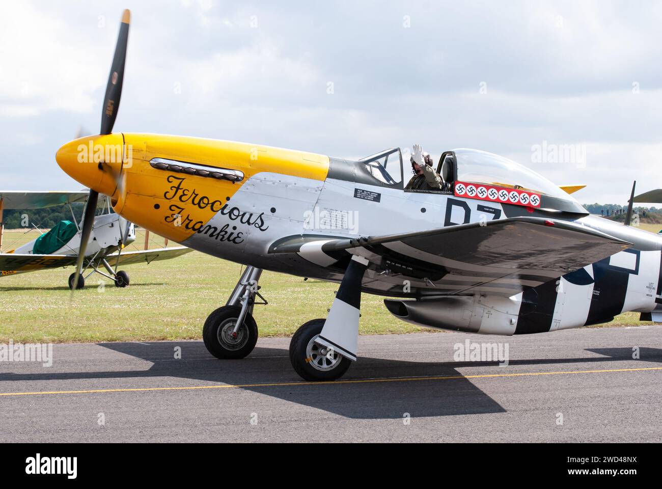 North American P-51 Mustang WW2 fighter plane Stock Photo - Alamy