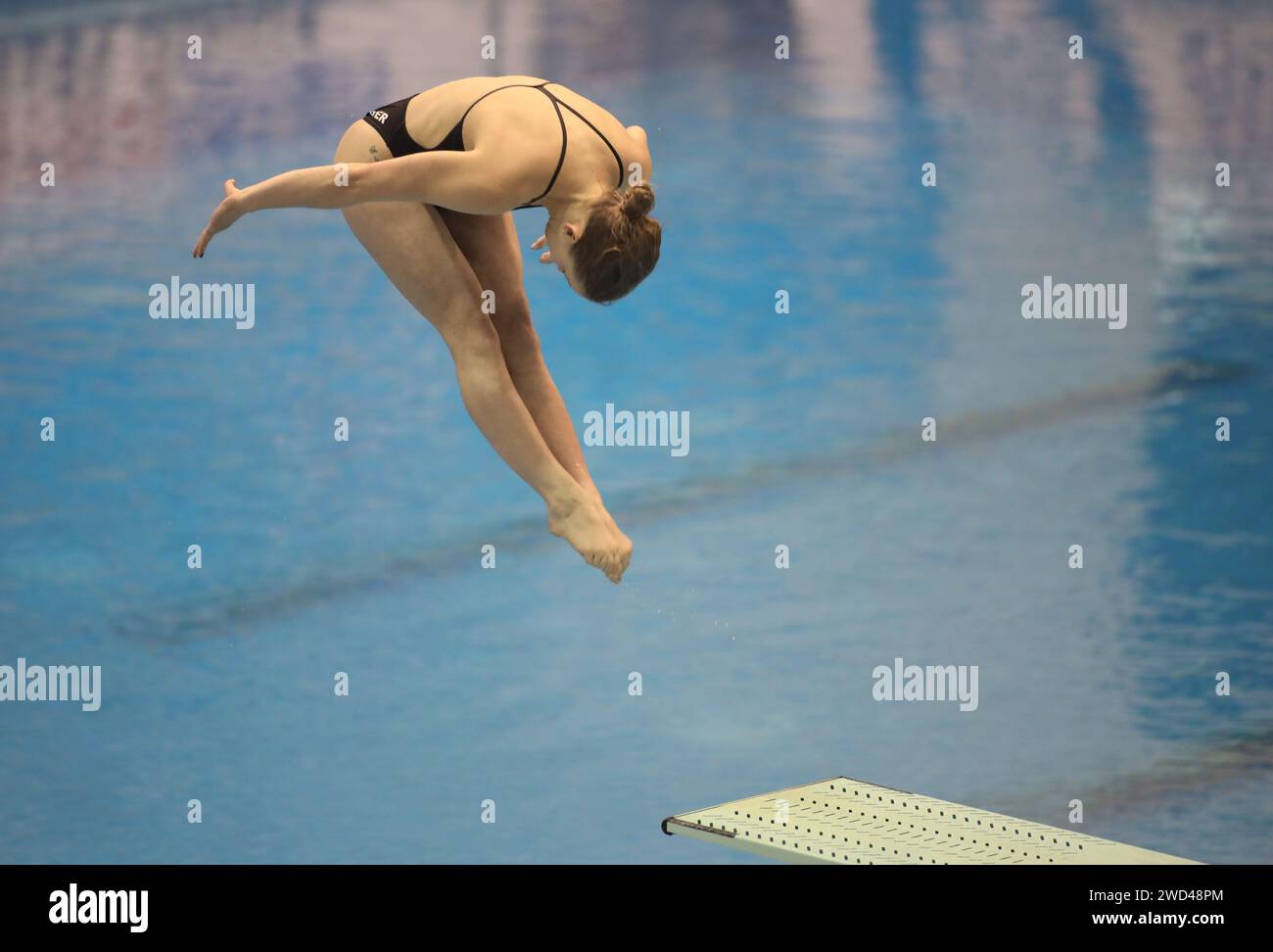 Rostock, Germany. 18th Jan, 2024. Swimming, 66th International Jumping ...