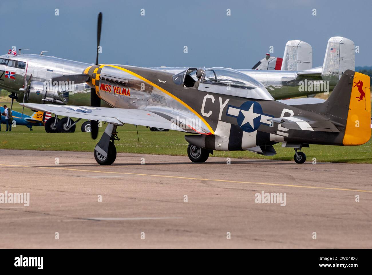 North American P-51 Mustang WW2 fighter plane Stock Photo - Alamy