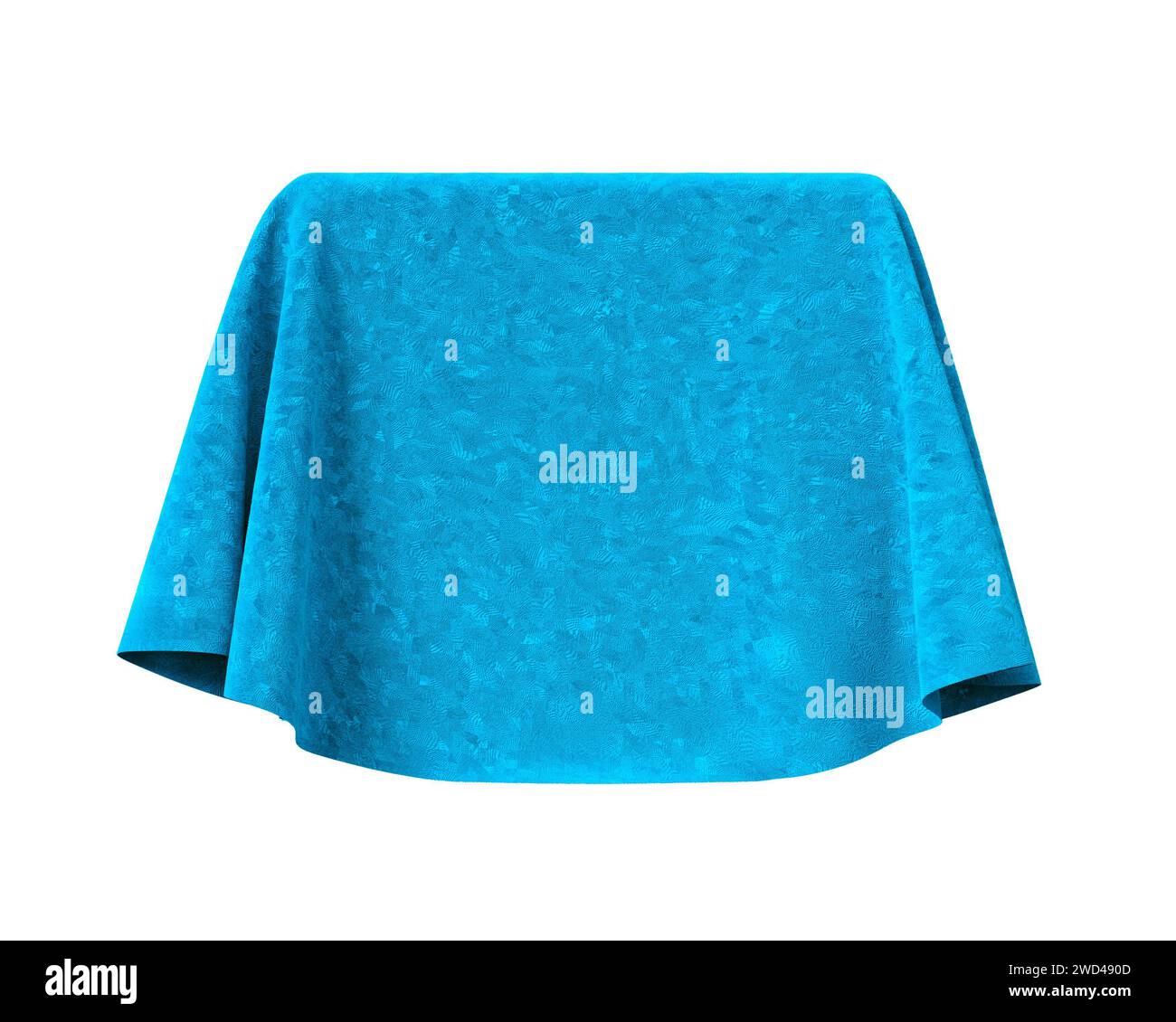 Box covered with velvet fabric. Surprise, award, prize, presentation ...