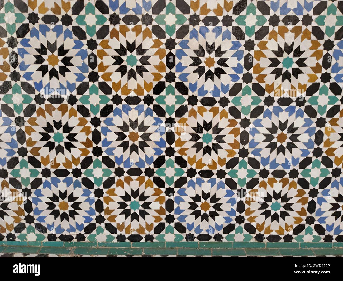 Pattern Morocco Alhambra seamless oriental vintage background, Abstract ...