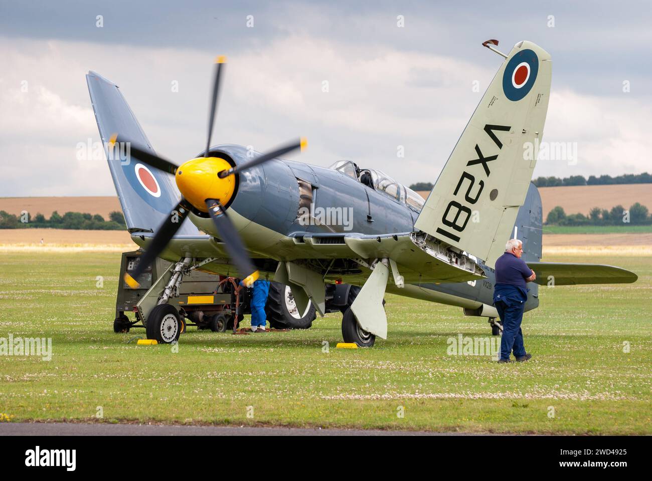 Hawker sea fury fighter bomber hi-res stock photography and images - Alamy