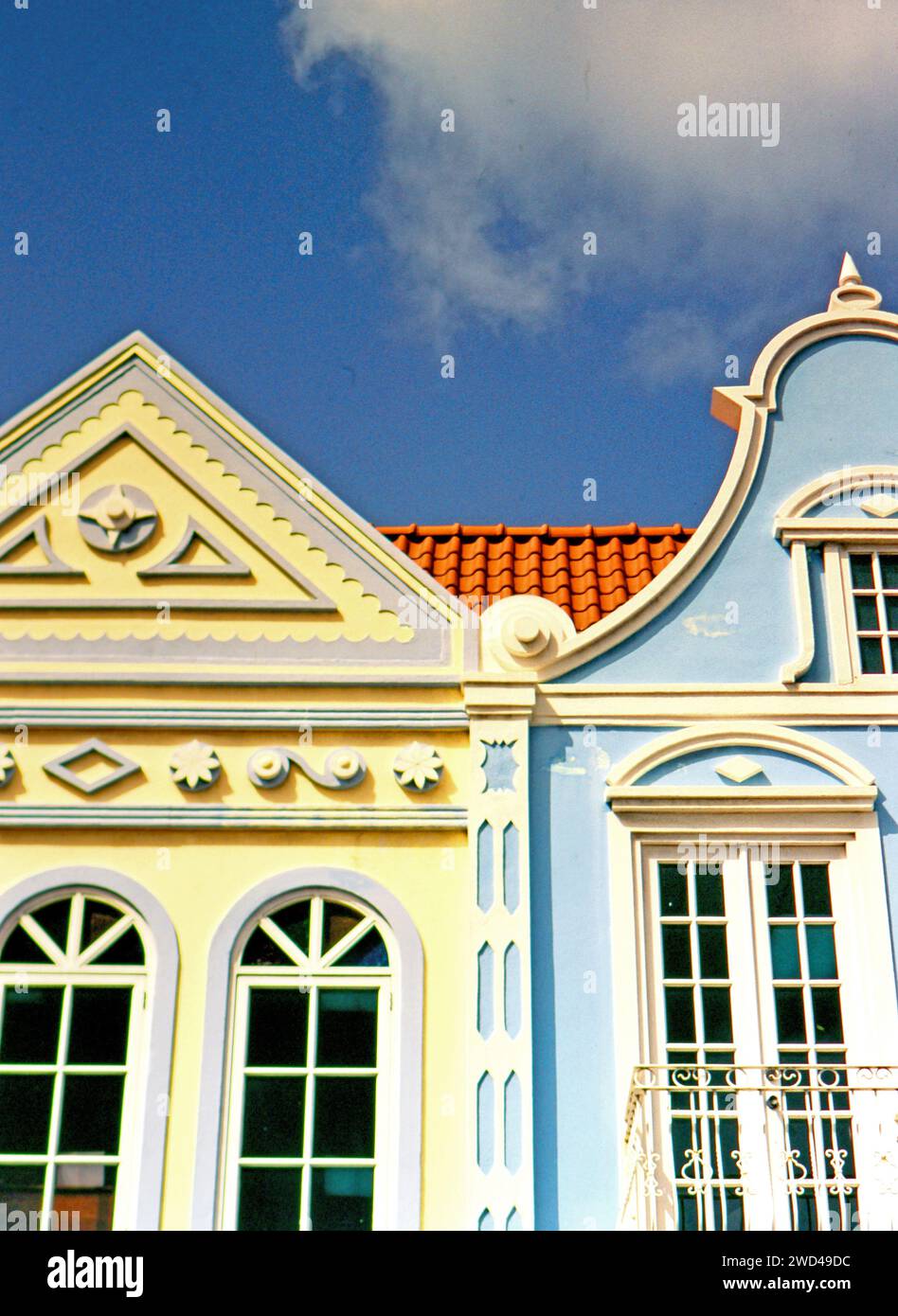 Dutch architecture in oranjestad aruba hi-res stock photography and ...