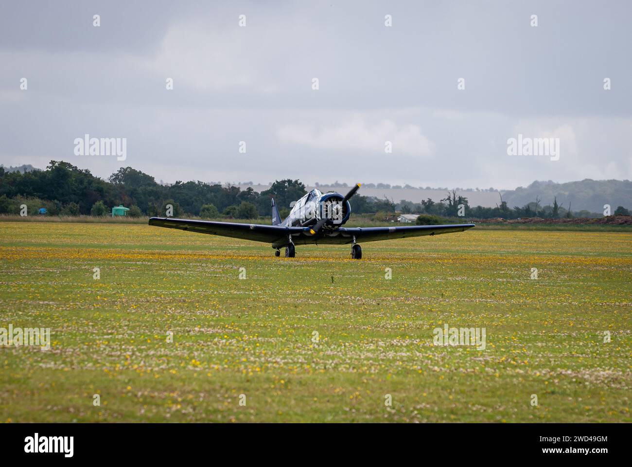 T6J Harvard WW2 United States Navy plane (Registration 66) at Flying ...