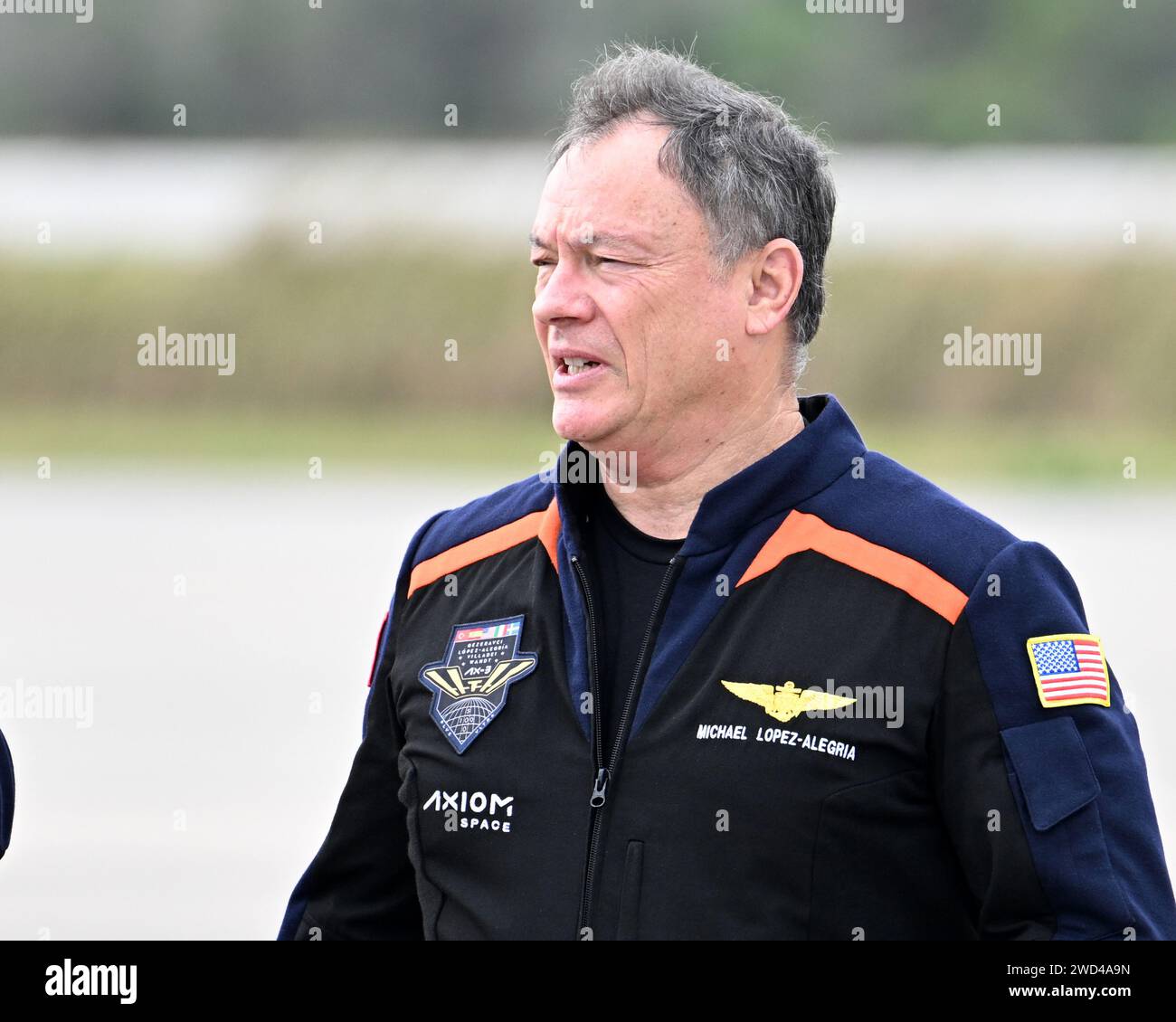 The International Axiom 3 crew member and Commander Michael Lopez ...