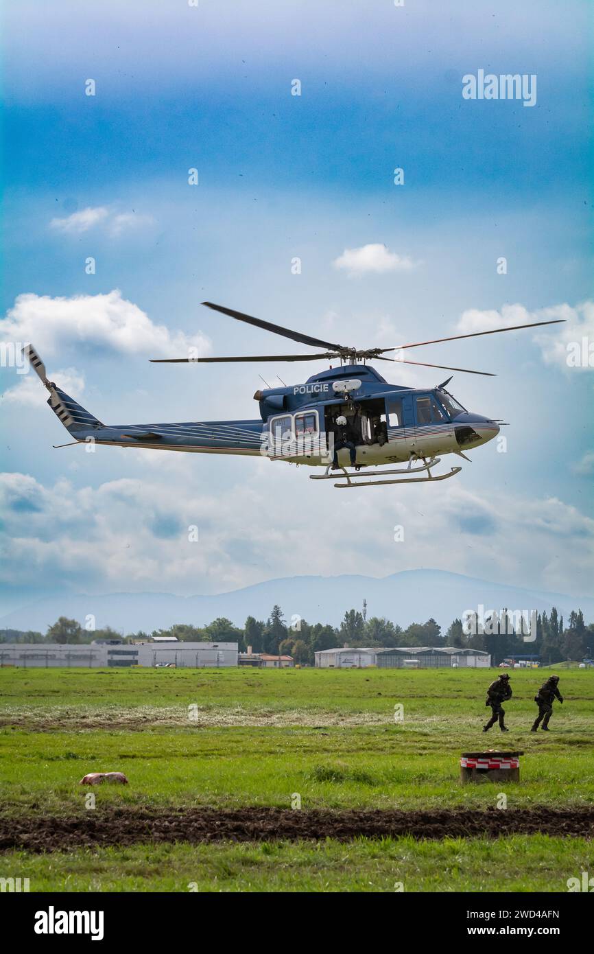 Bell 412EP Huey Utility helicopter operated by the Czech Republic ...
