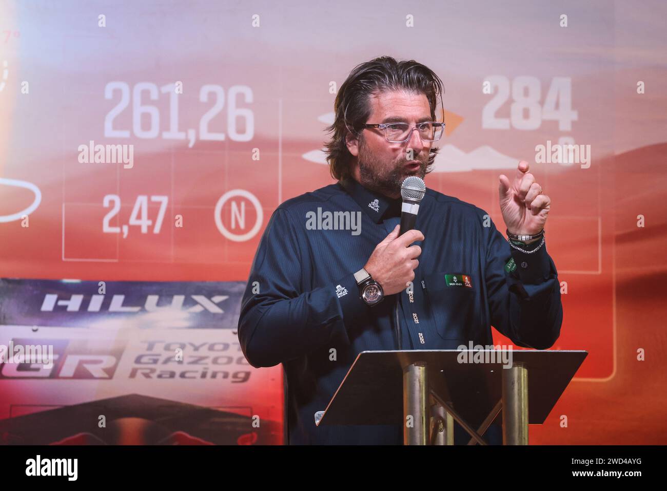 CASTERA David (fra), Directeur du Dakar, portrait last stage briefing ...