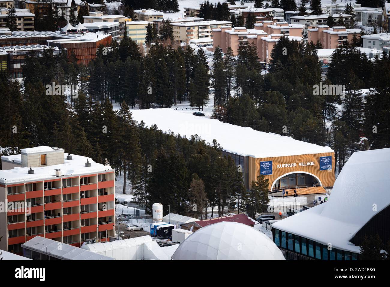 Davos, Switzerland. 18th Jan, 2024. Davos, CH 18 January, 2024. A ...