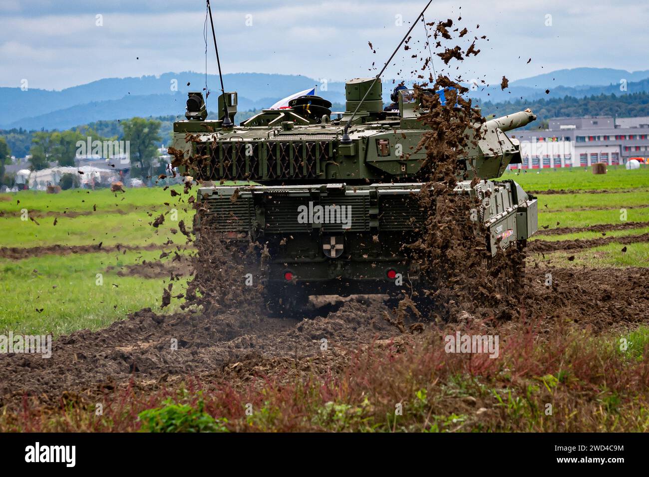 Battle tank explosion hi-res stock photography and images - Alamy
