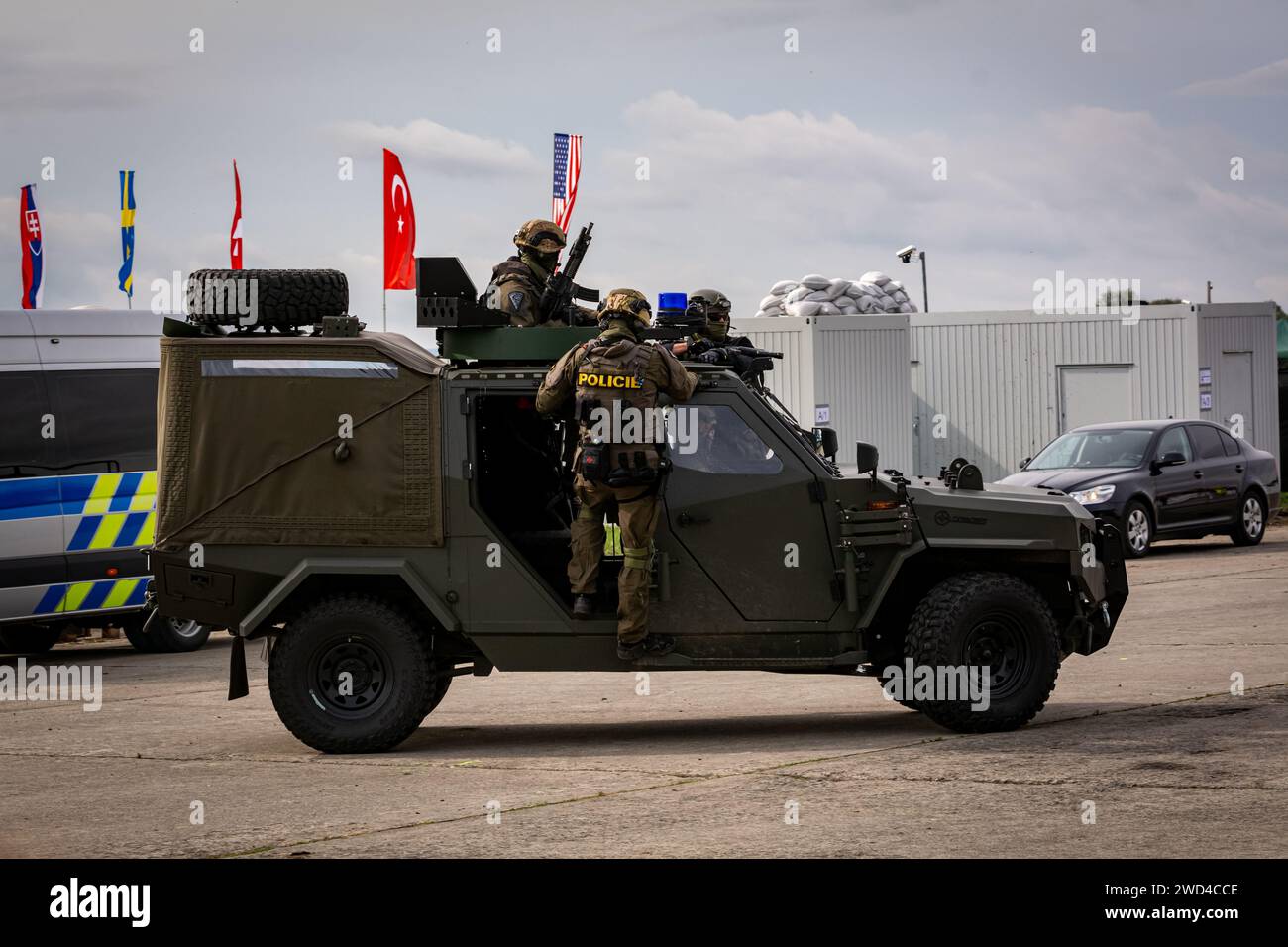 Swat special forces police and tactical units in uniform rescue ...