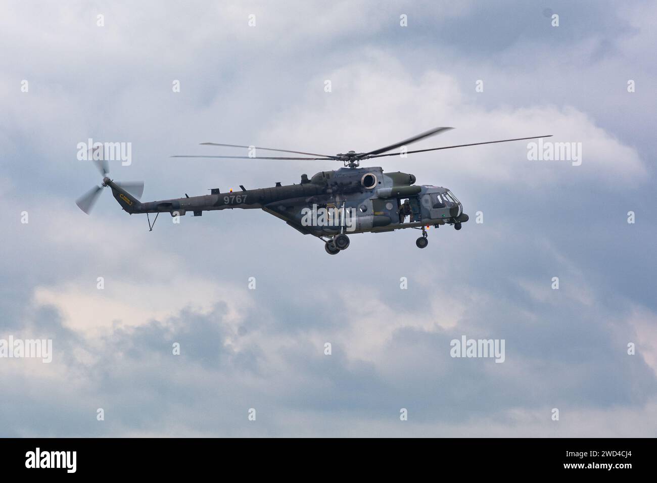 Czech Air Force Mil Mi-171Sh (9767) helicopter Stock Photo - Alamy