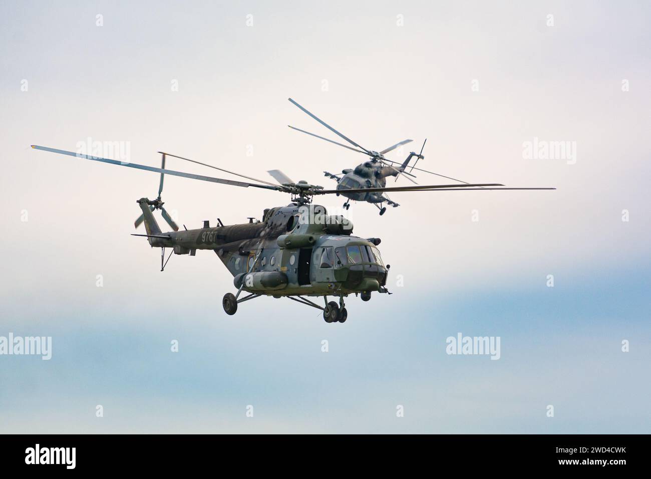 Mil Mi-171Sh Baikal and Mi-17 (9767 and 9926) soviet era helicopter in ...