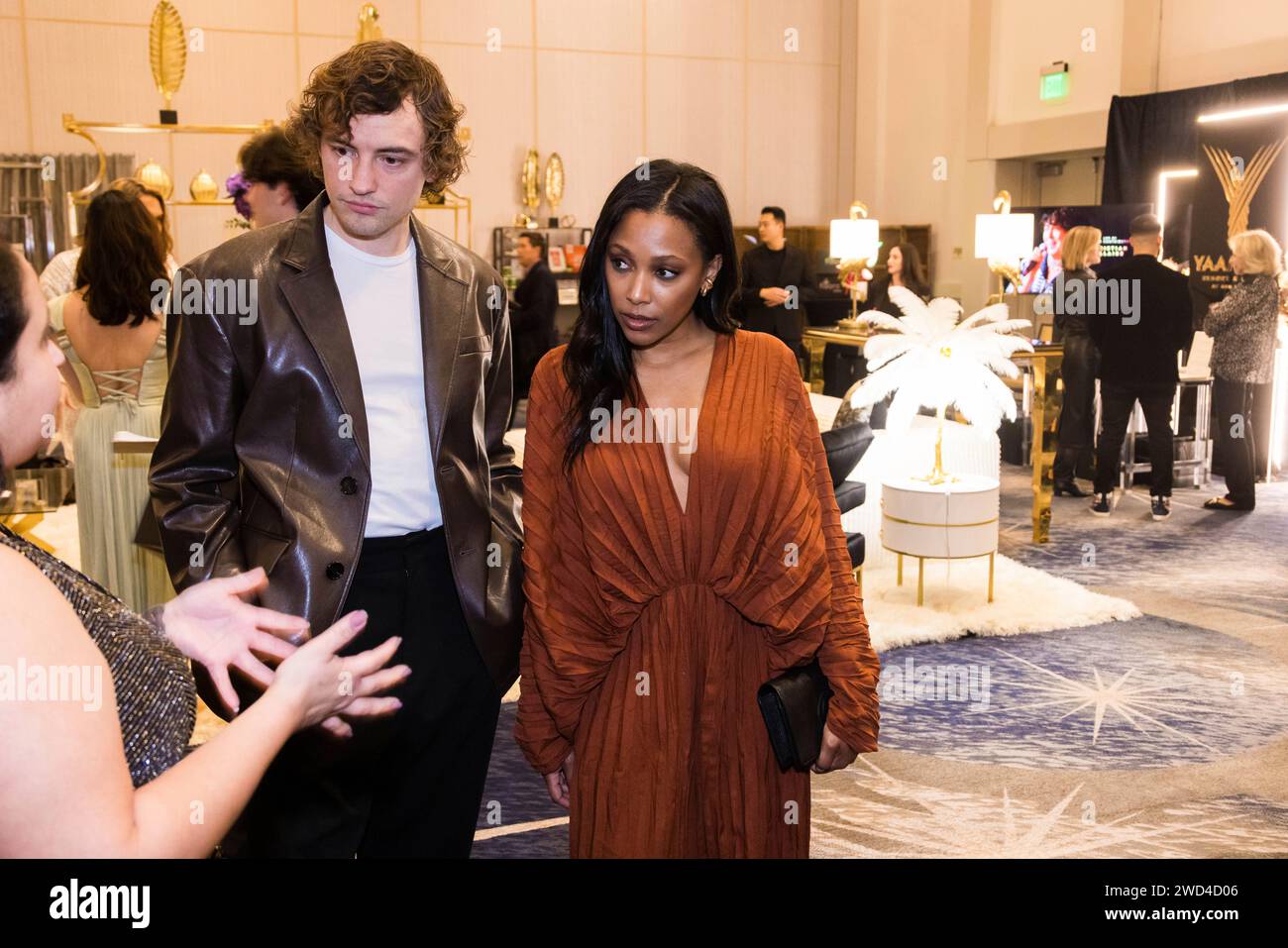 Josh Whitehouse visits the Backstage Creations Giving Suite benefitting ...