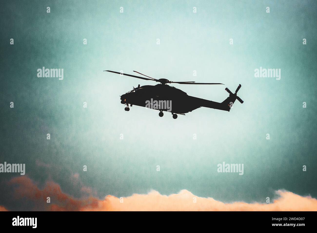 NH90 Helicopter (Germany Army 79+34) is a European medium-sized, twin ...
