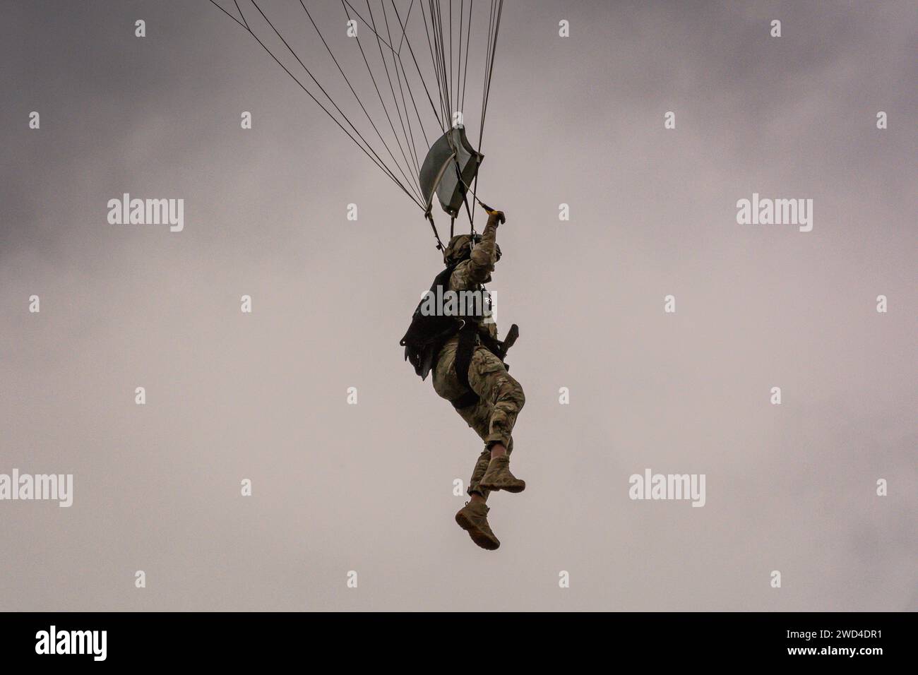 Polish special forces JW AGAT tactical HALO paradrop at NATO days ...