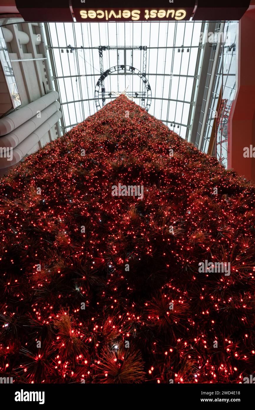 A Giant Christmas tree. Eaton Centre Toronto Ontario Stock Photo - Alamy