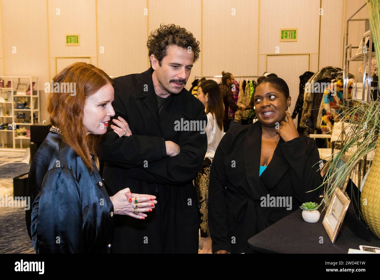 Luke Kirby visits the Backstage Creations Giving Suite benefitting the ...