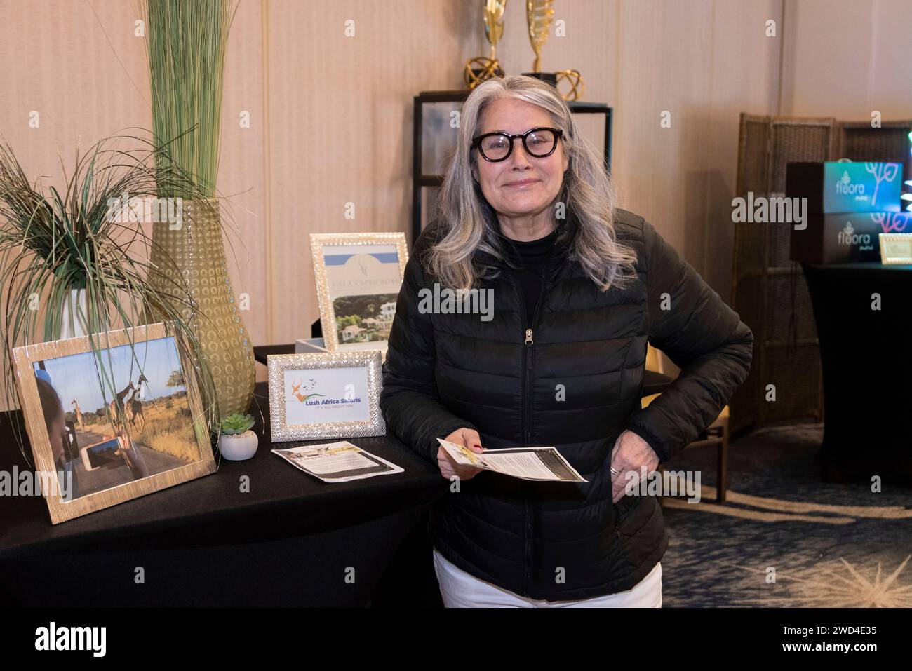 Lorraine Bracco visits the Backstage Creations Giving Suite benefitting ...