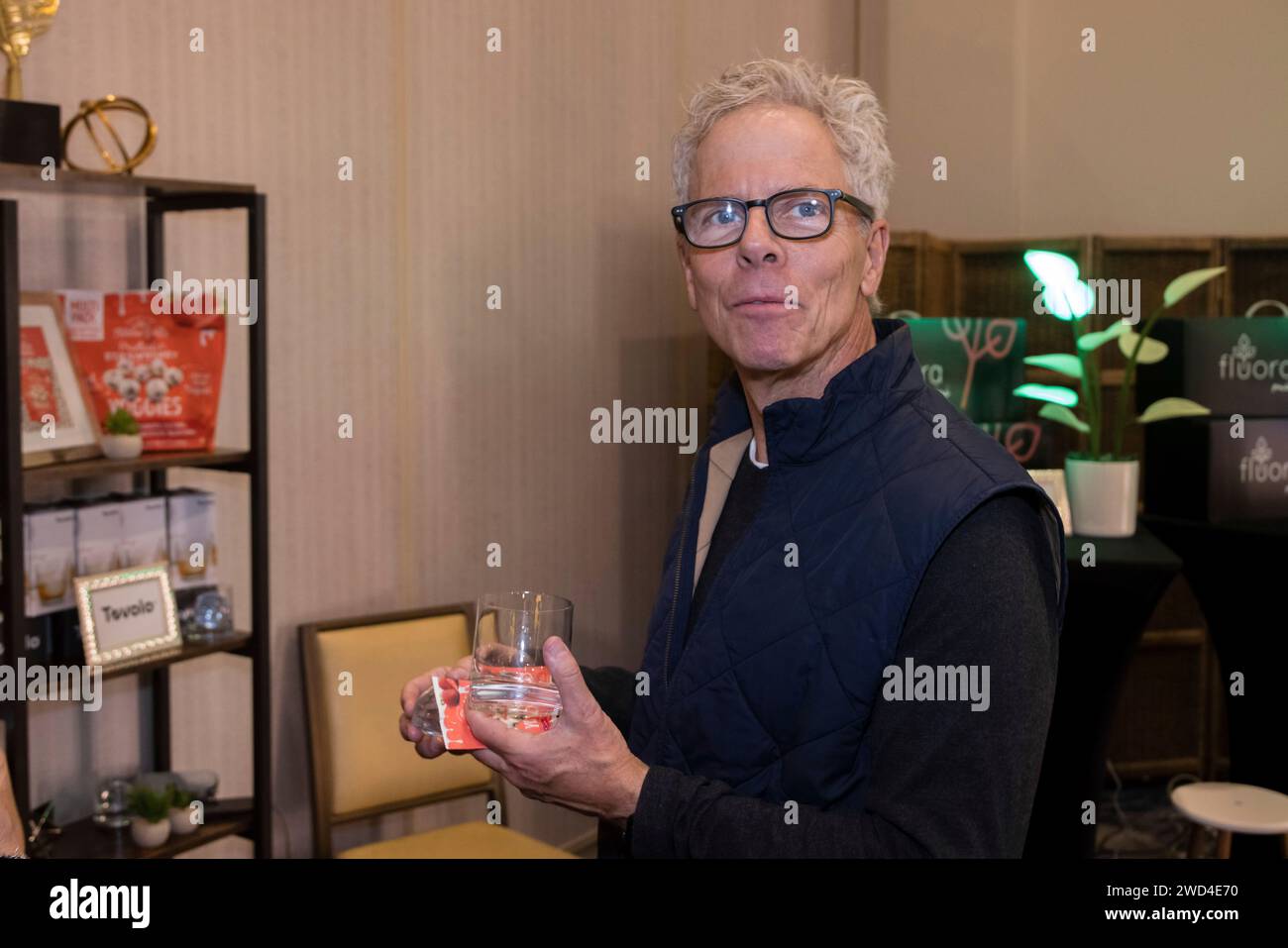 Greg Germann visits the Backstage Creations Giving Suite benefitting ...