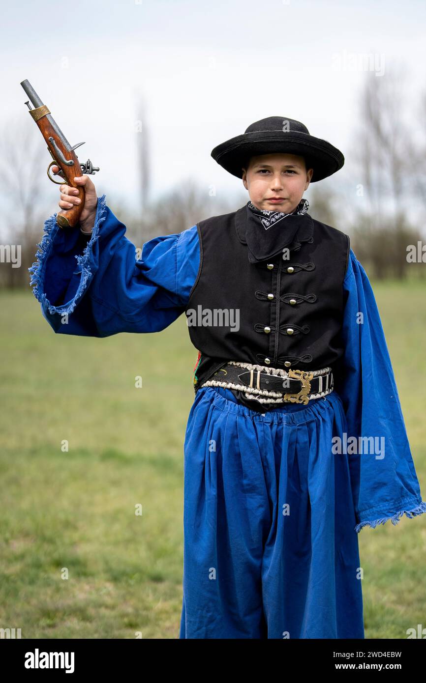 Hortobágy colt outlaw children's national costume. 1848-49 Revolution ...