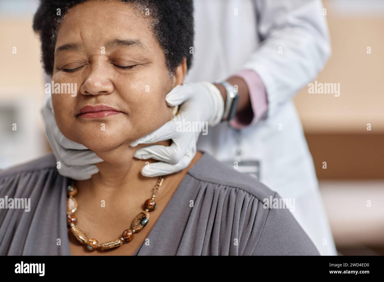 Female Patient at Medical Examination Stock Photo - Alamy