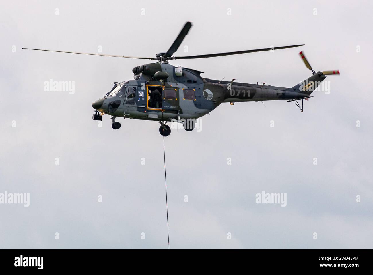 PZL W-3 Sokół Helicopter operated by the Czech air force (Vzdušné síly ...