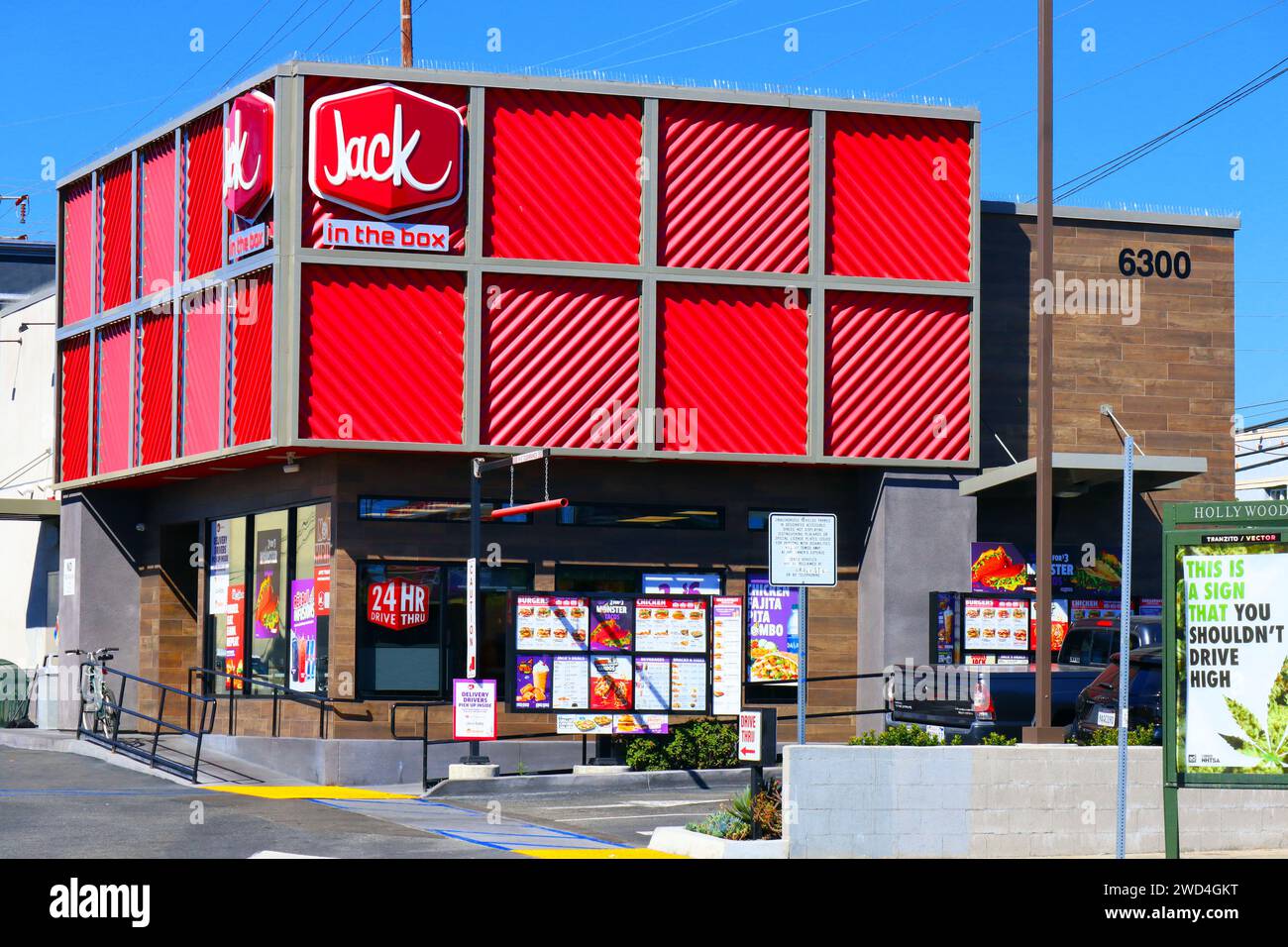 JACK IN THE BOX American Fast Food Restaurant chain Stock Photo - Alamy