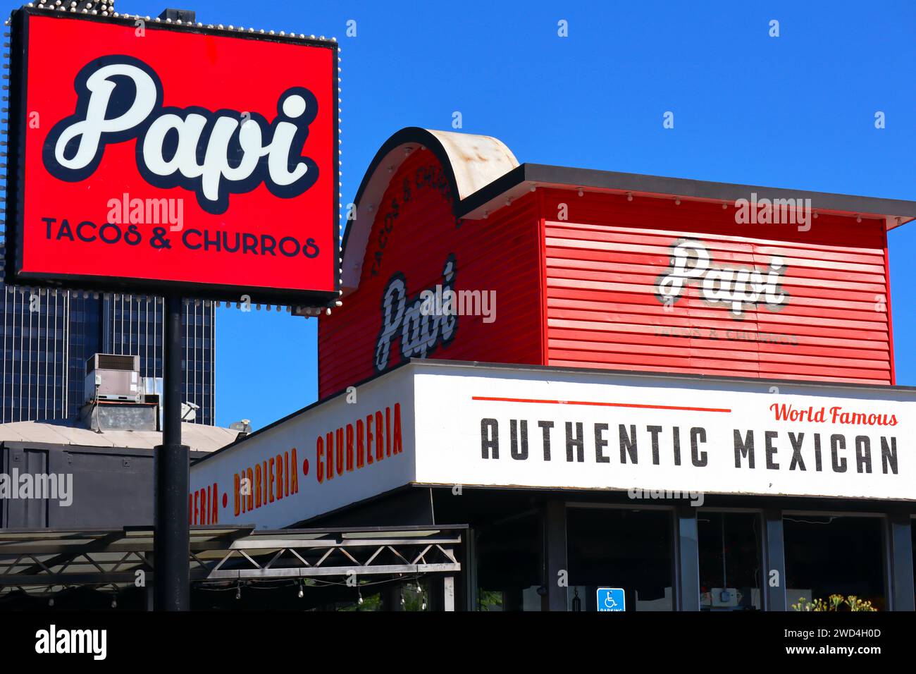 Hollywood (Los Angeles), California: Papi Tacos and Churros fast food ...