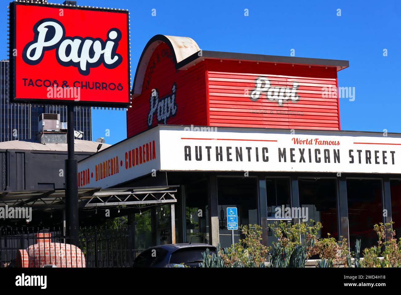 Hollywood (Los Angeles), California: Papi Tacos and Churros fast food ...