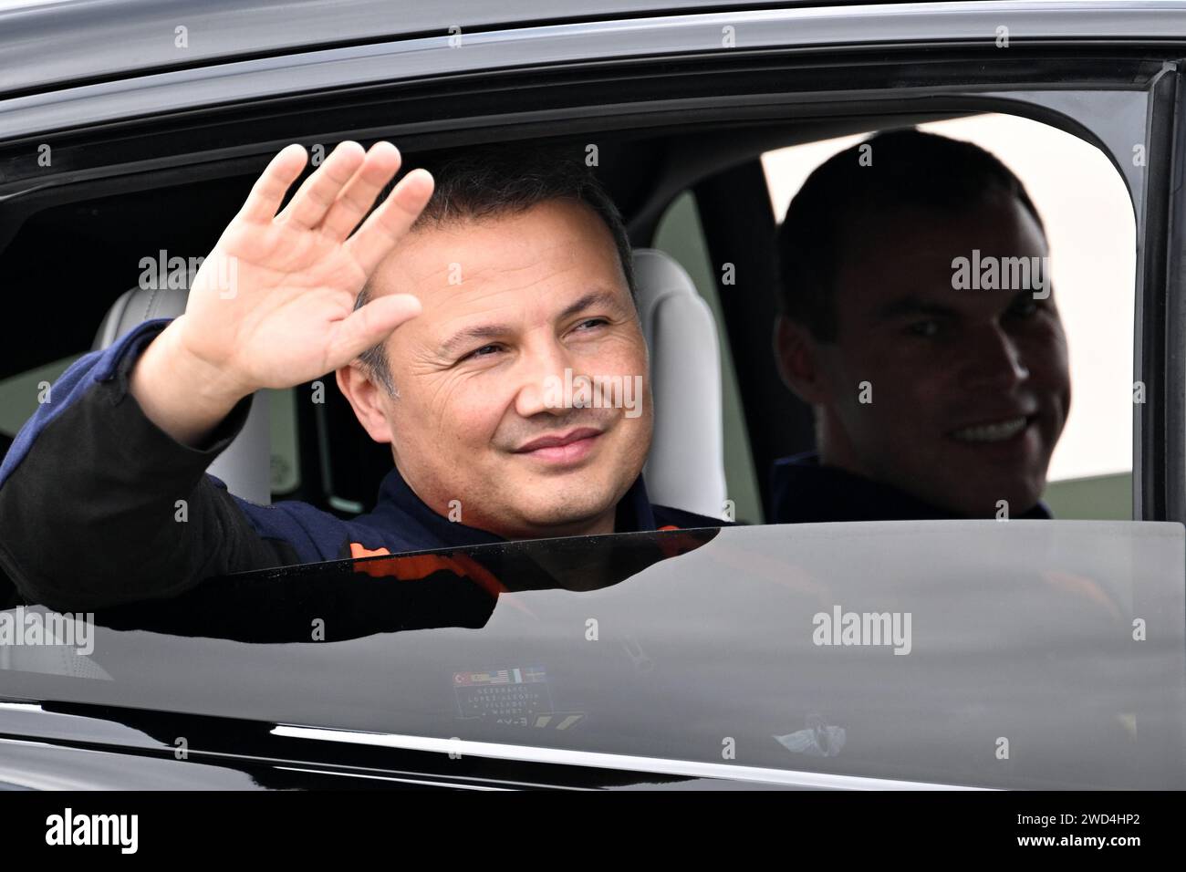 The International Axiom 3 crew members and Mission Specialist and ...