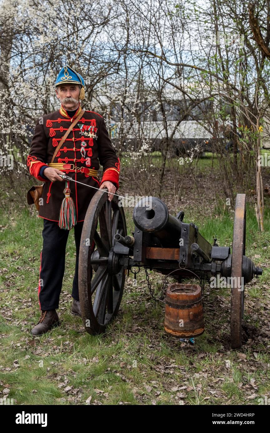 Traditional military gunner's uniform. The Battle of Tapiobicske is the ...