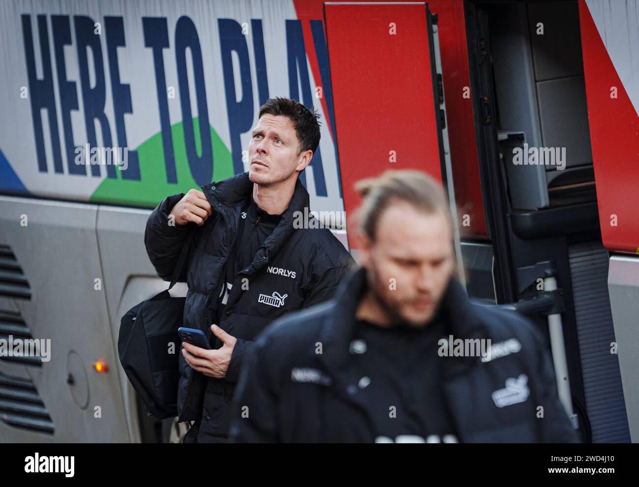 Danish player Hans Lindberg during the national men's handball team's ...