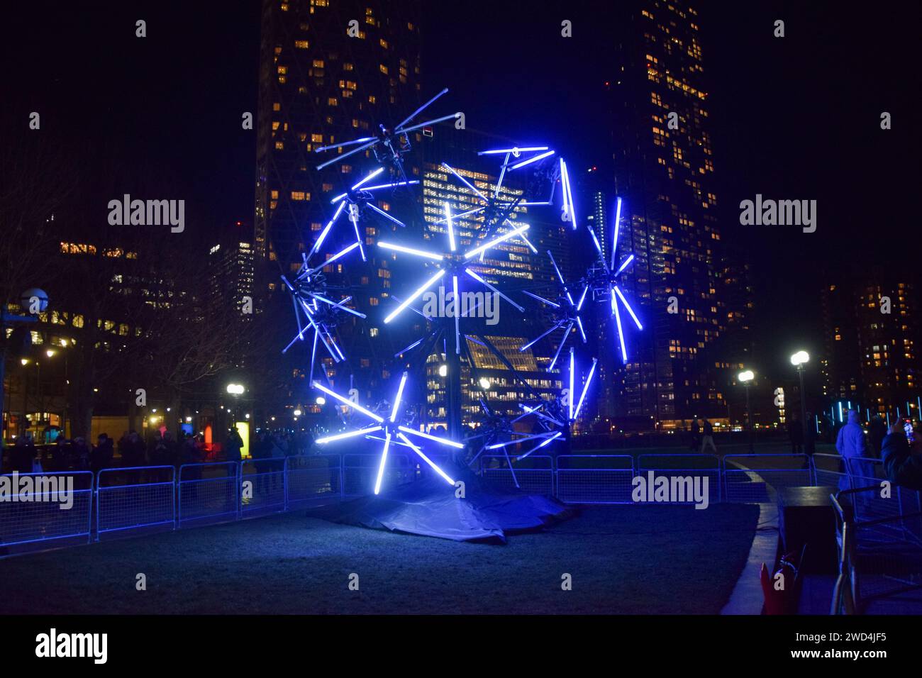 London, England, UK. 18th Jan, 2024. Neuron by Juan Fuentes, part of ...