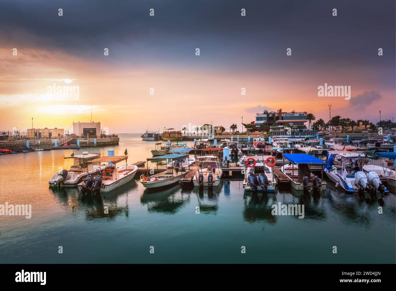 Golden Hour Harbor: Capturing the Tranquil Beauty of Sunrise in ...