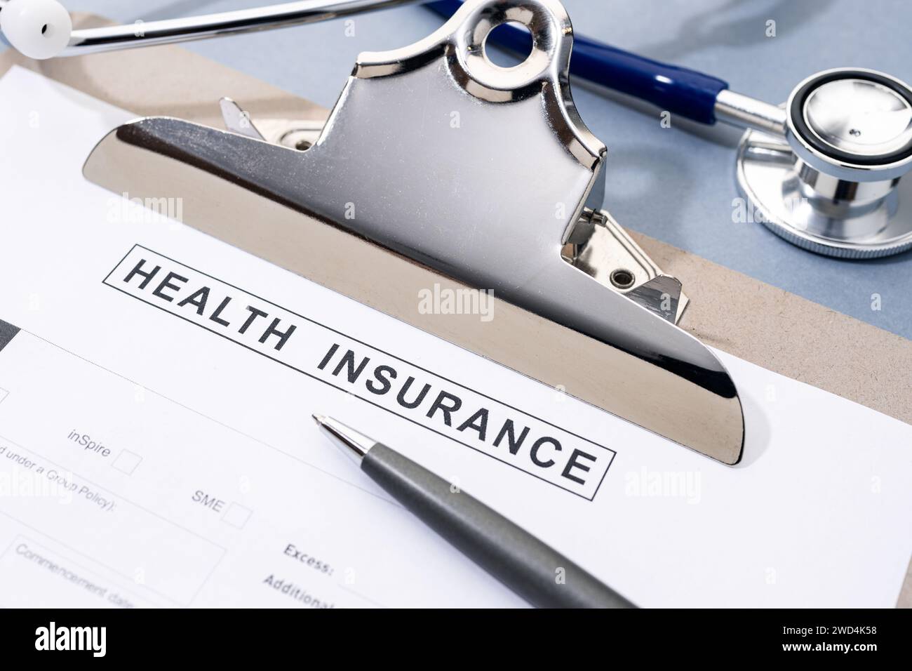 Health insurance policy stethoscope hi-res stock photography and images ...