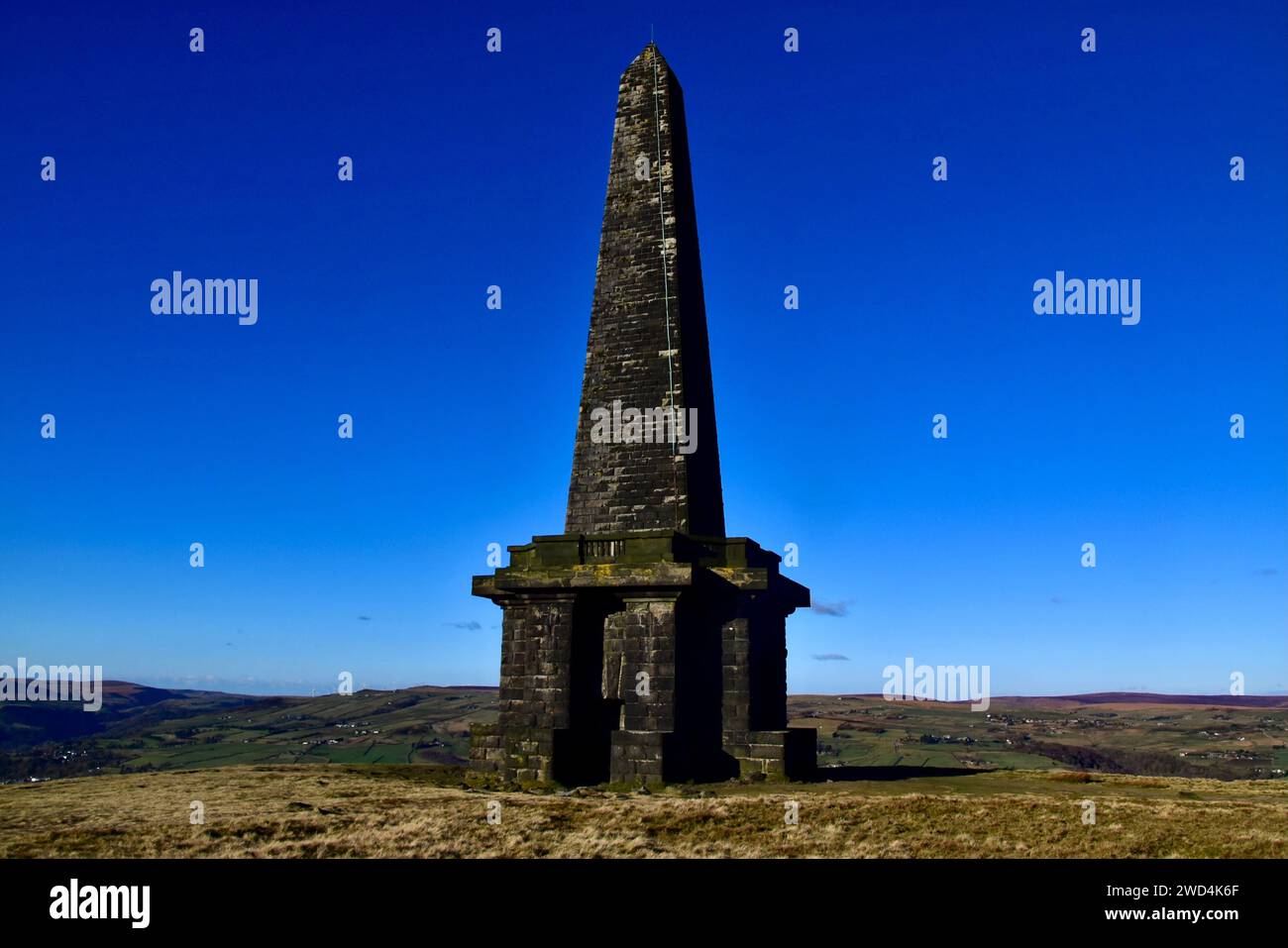 Stoodley Pike Monument Stock Photo - Alamy