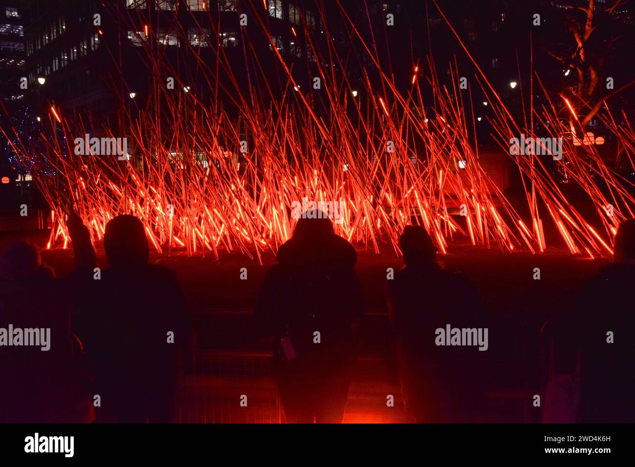 London, UK. 18th January 2024. 'Sign' by Vendel and De Wolf, part of ...