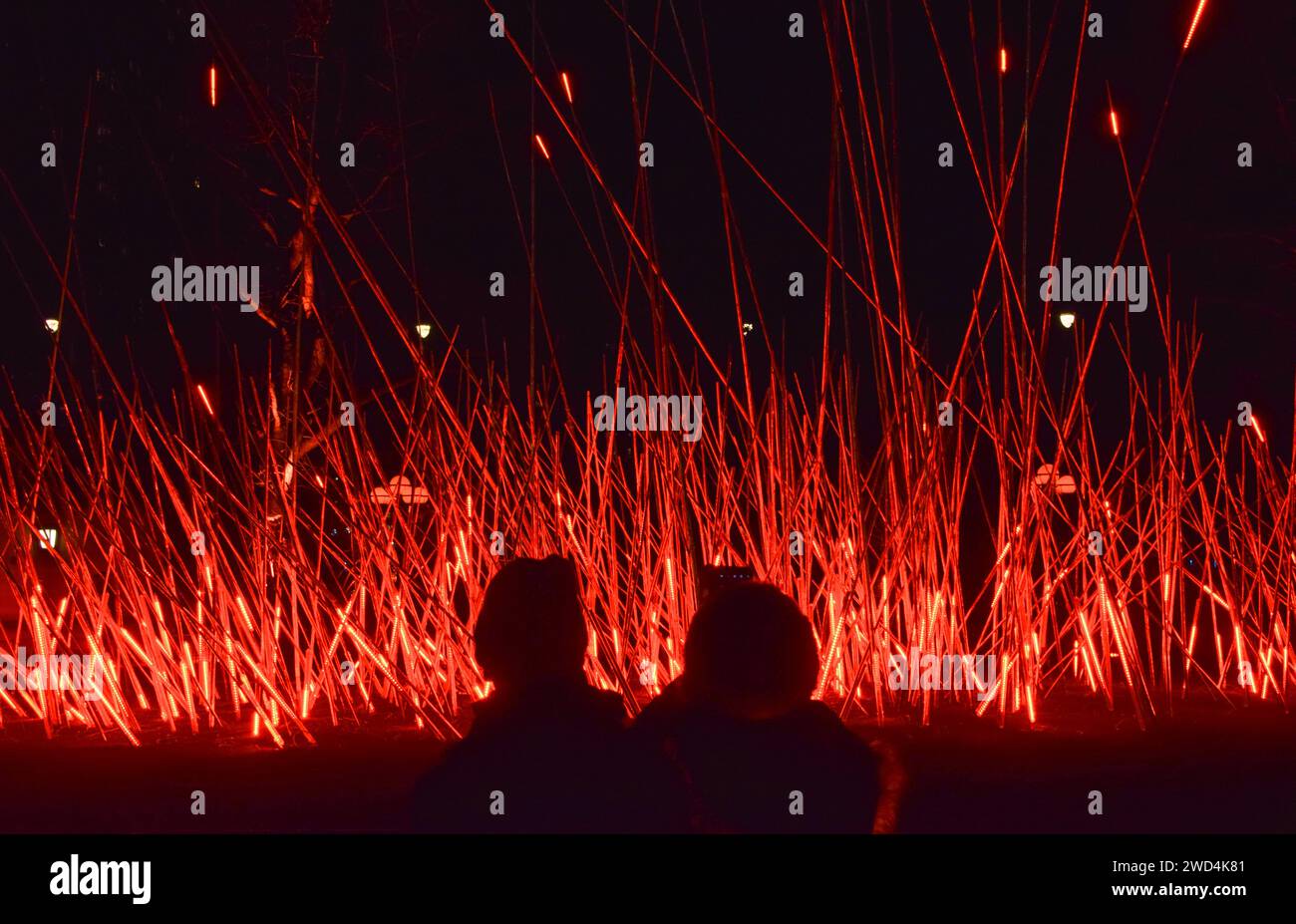 London, UK. 18th January 2024. 'Sign' by Vendel and De Wolf, part of ...