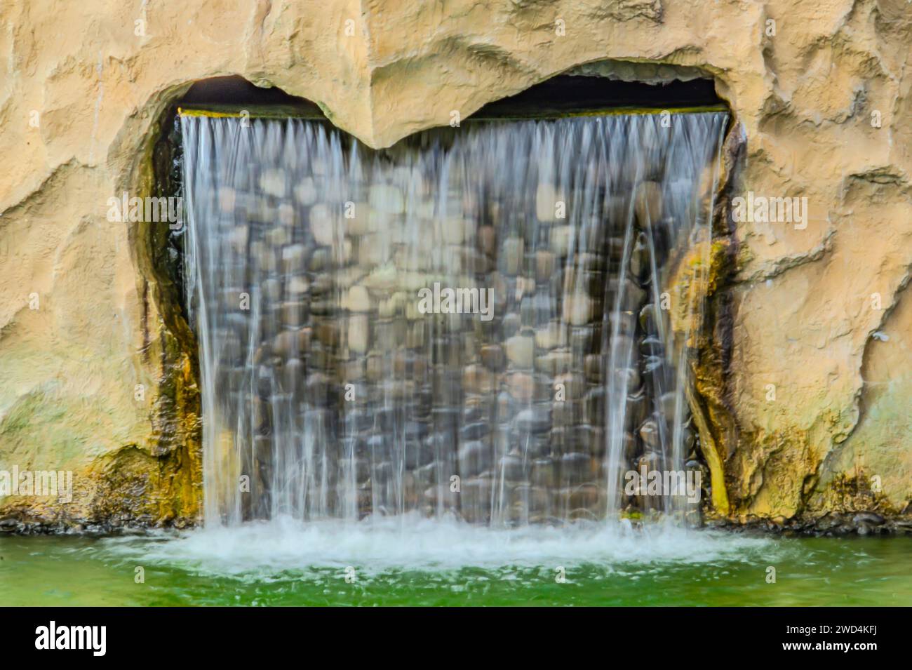 Artificial man made waterfall hi-res stock photography and images - Alamy