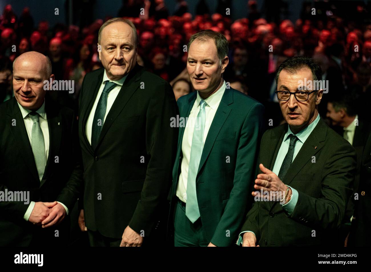 Berlin, Germany. 18th Jan, 2024. Kai Wegner (CDU, l-r), Governing Mayor ...