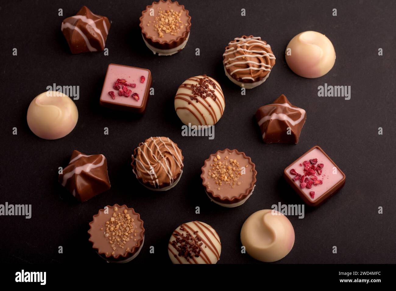 photo featuring assorted chocolates—a sweet gift with different flavors ...