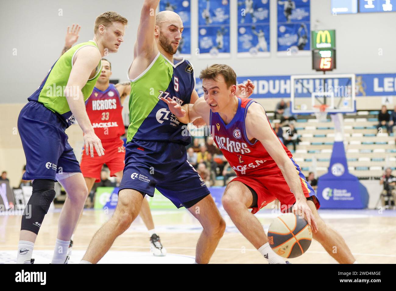 Leiden, Netherlands. 18th Jan, 2024. LEIDEN, 18-01-2024, Sportcomplex ...