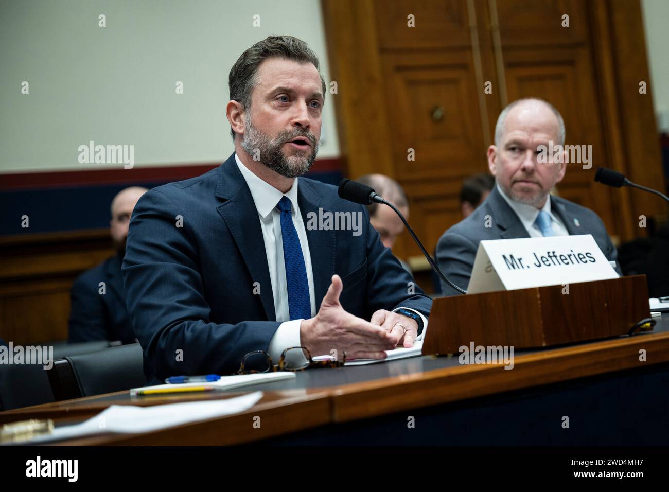 Washington, USA. 18th Jan, 2024. Ian Jefferies, President and CEO of ...