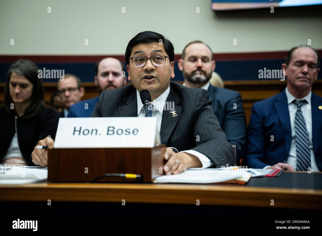 Washington, USA. 18th Jan, 2024. Amit Bose, Administrator of the ...