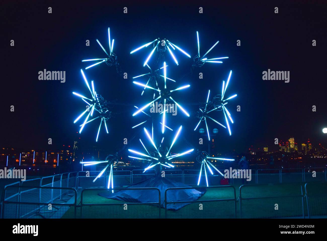 London, England, UK. 18th Jan, 2024. Neuron by Juan Fuentes, part of ...