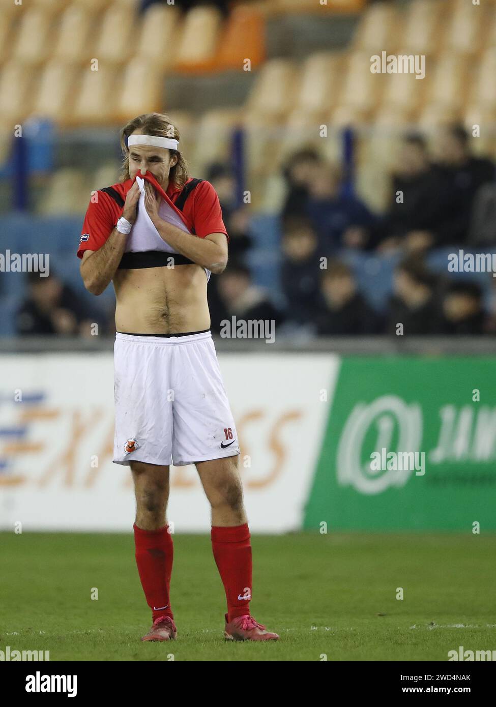 ARNHEM - Splinter de Mooij of AFC Amsterdam. is disappointed during the ...