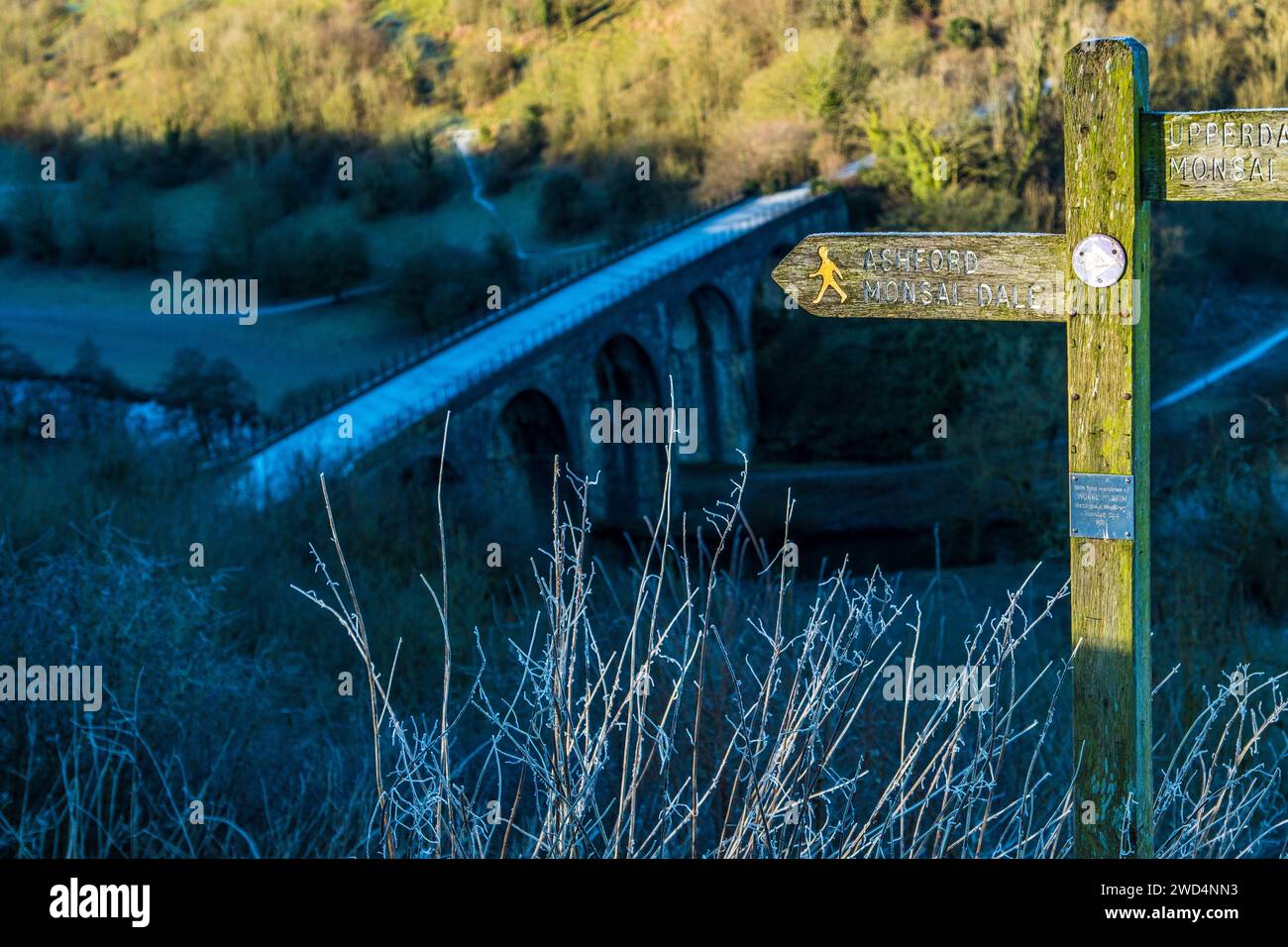Monsal Head Viaduct in the Peak District National Park Stock Photo - Alamy
