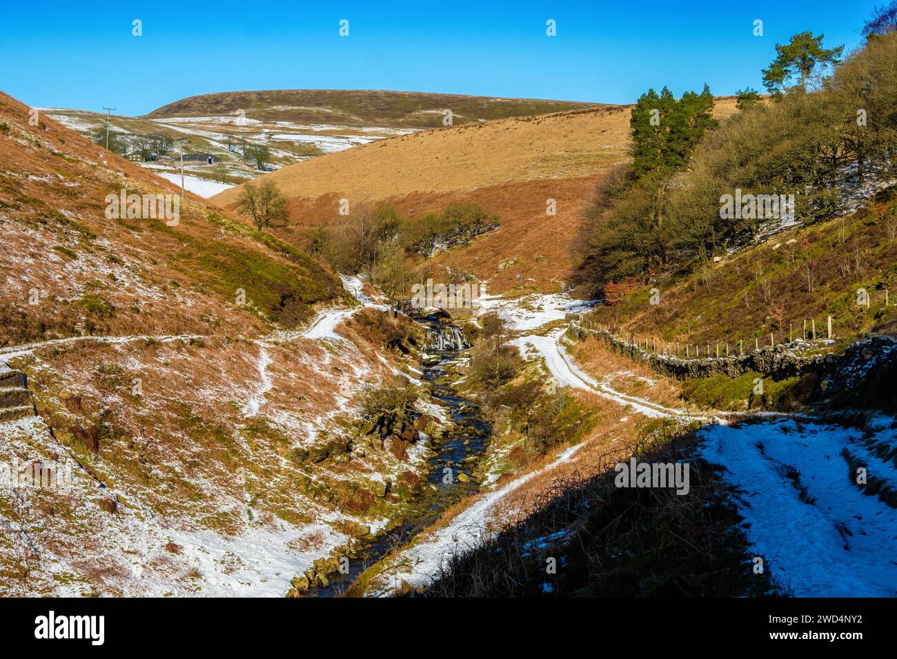 Three Shires also known as Three Shire Heads / Three Shires Bridge a ...