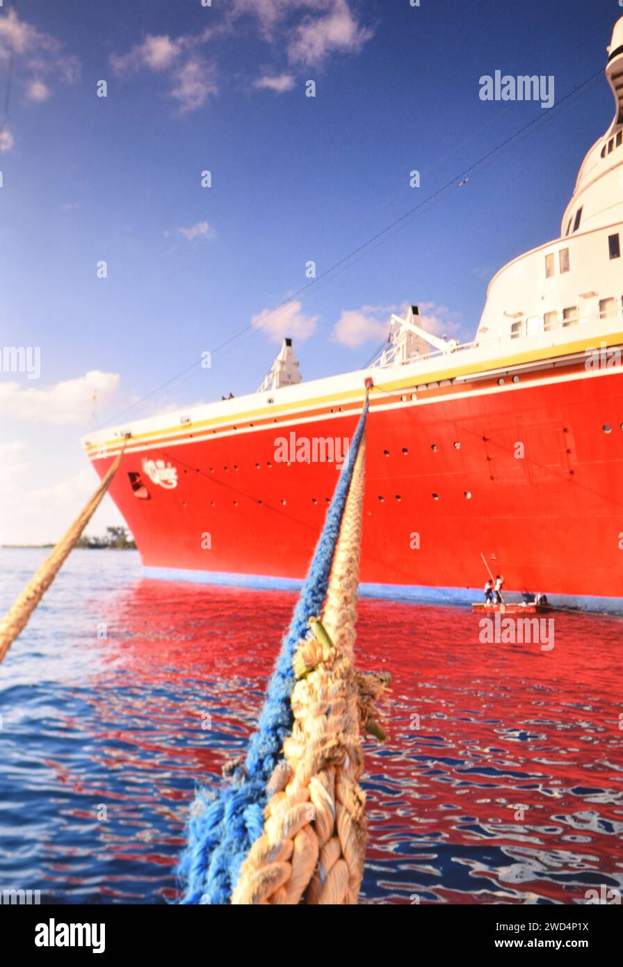 The Oceanic cruise ship from Premier Cruise Lines, also known as the ...