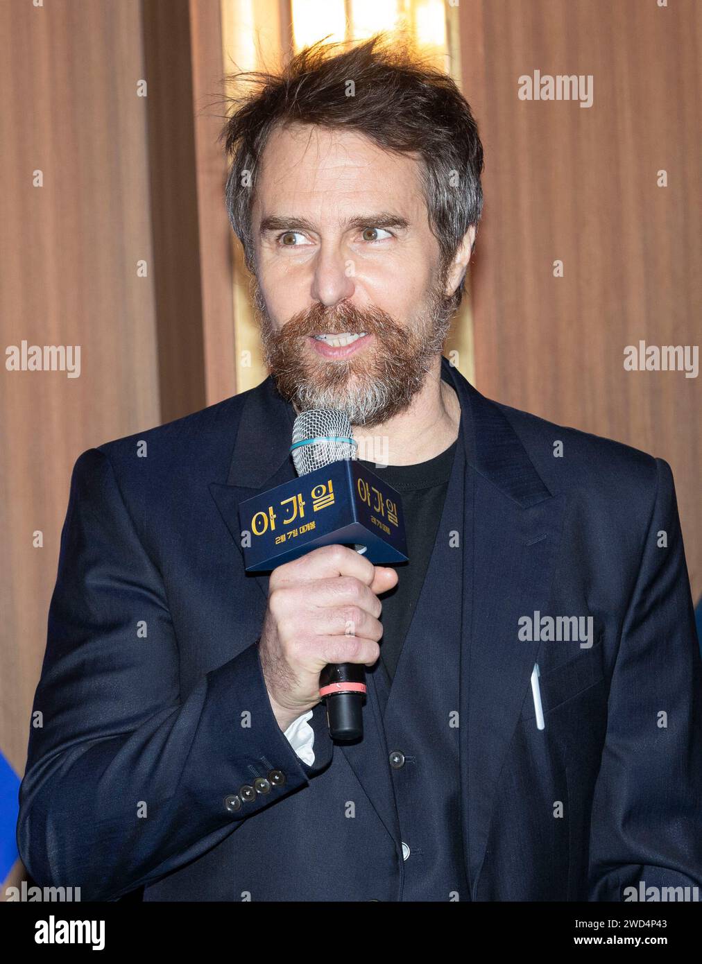 Seoul, South Korea. 18th Jan, 2024. Actor Sam Rockwell, attends a red ...